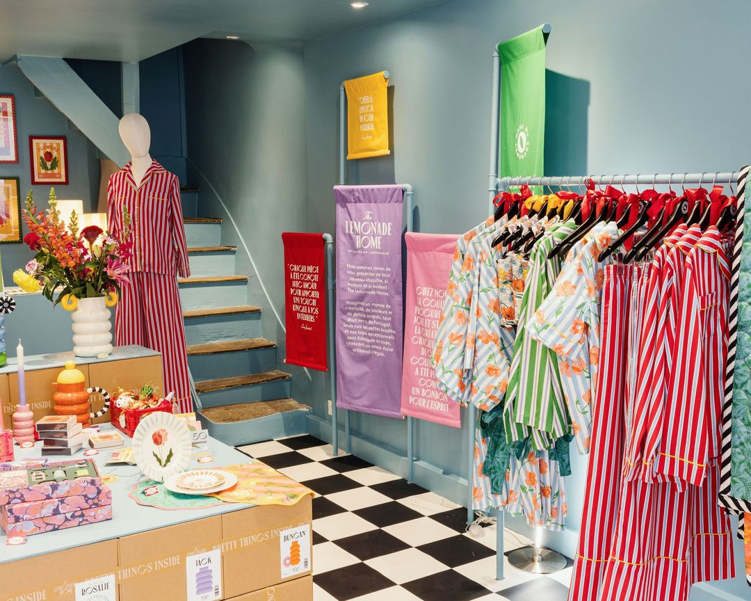 Le pop-up store coloré de Make My Lemonade - Nestore